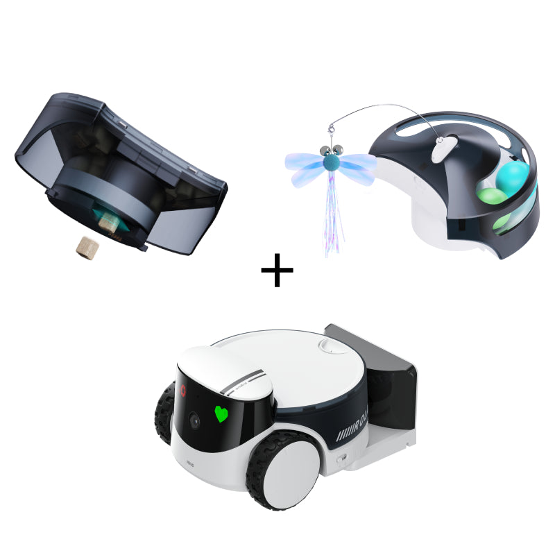 ROLA PetPal Robot Pet Companion-2.5K Dogs& Cats Camera with Interactive ...