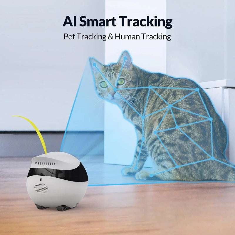 EBO Air Pet Robot Movable Camera-App Remote Control-Automatic Laser ...