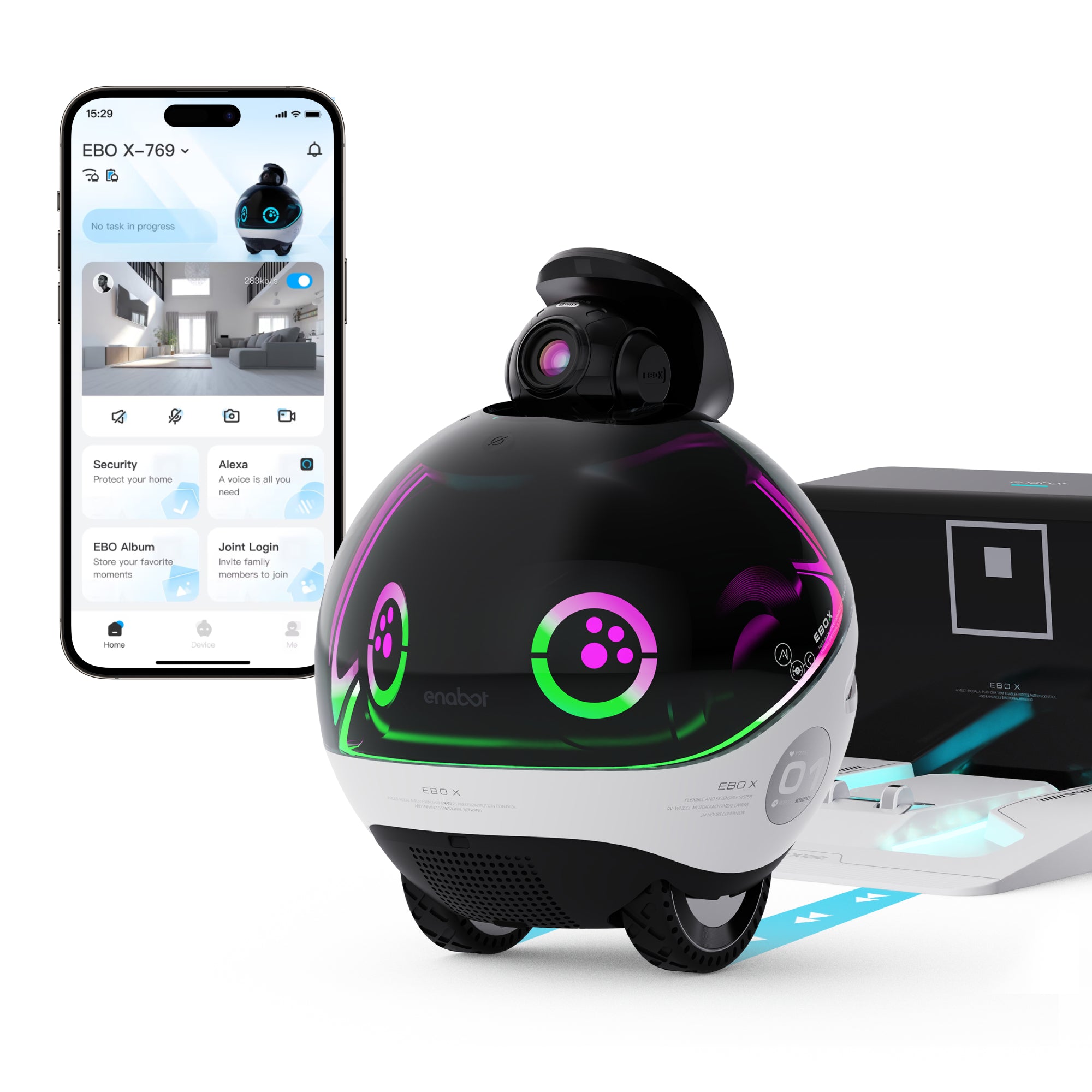 EBO X AI Family Companion Robot – Enabot Store